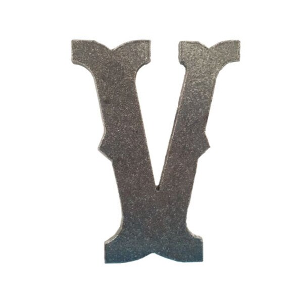 Wstrn Letter 'V' 1/8"& 3/16" 4"Tall | Spring Creek Products