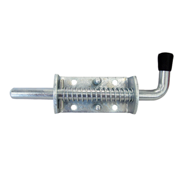 Spring Latch W/ Rubber Grip-Zinc Pl | Spring Creek Products