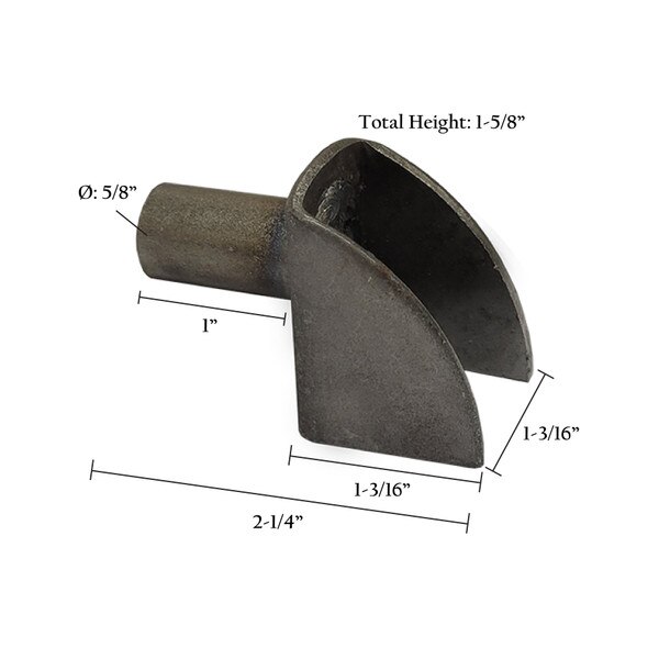Bat Wing Hinge-Male W/ 5/8" Pin | Spring Creek Products