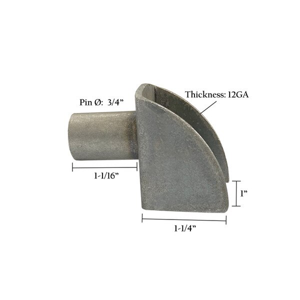 Bat Wing Hinge-Male W/ 3/4" Pin | Spring Creek Products