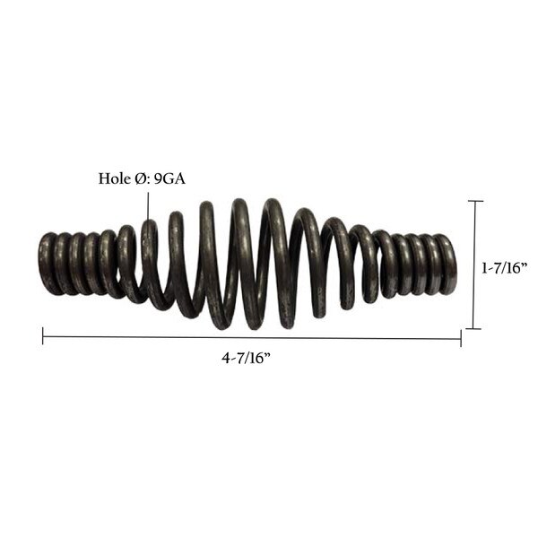 Spring Handle 4-3/4"- 3/8" Opening-Bare | Spring Creek Products