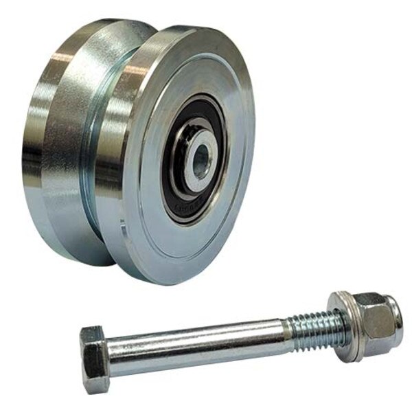 4" Premium V Groove Wheel-Steel | Spring Creek Products