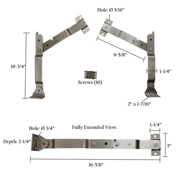 Table Leg Brace No 446 (L&R)-Ss | Spring Creek Products