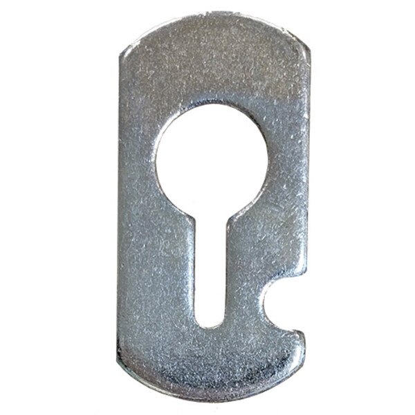 Key Hole Chain Keeper Zinc 3"X1.5" | Spring Creek Products