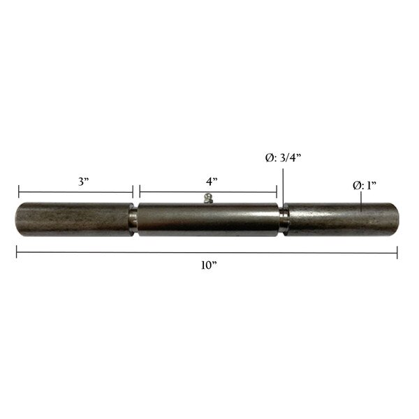 10" Round Hinge W/Grs Zrt-3/Pc Weld | Spring Creek Products