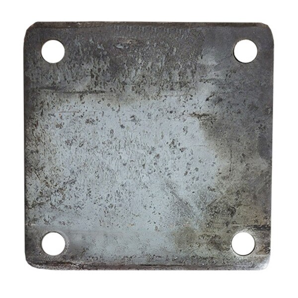 Base Punch Plate 5" Square with 7/16" Holes - 1/4" Thick | Spring Creek ...