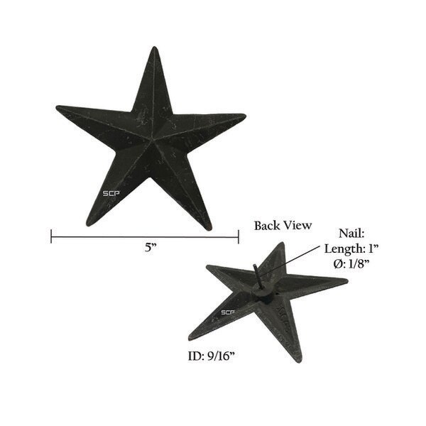 Texas Star Pin - Cast Iron - Large | Spring Creek Products