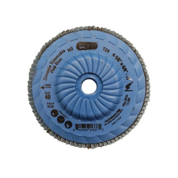 Cnw-T29 4.5" Flap Disc Grit 40 Hd | Spring Creek Products