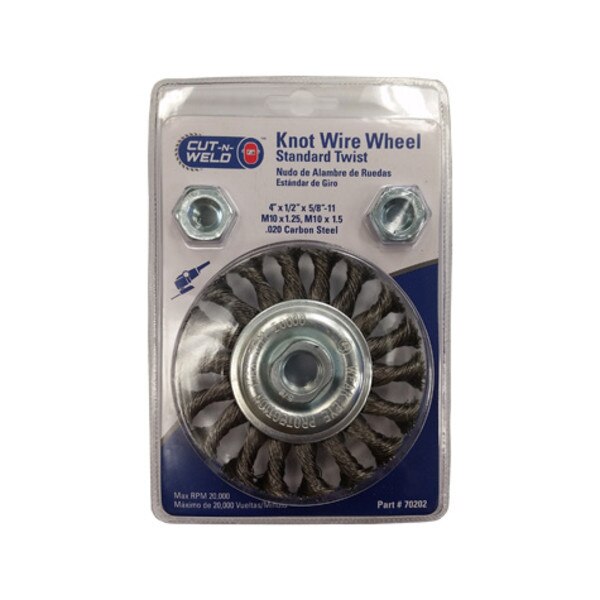 Cnw-Knot Wire Wheel 4" X .5" Std | Spring Creek Products