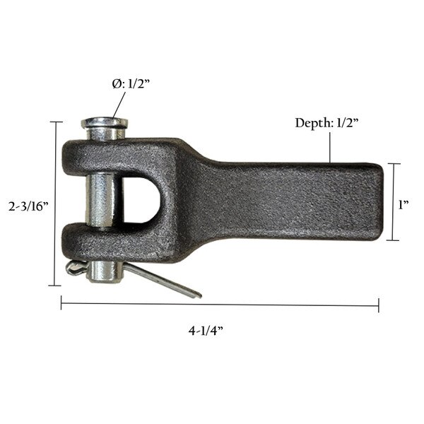 Chain Retainer 3/8" - Forged | Spring Creek Products