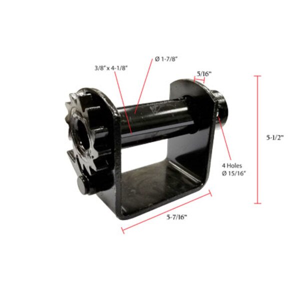 Portable Weld On Webbing Winch | Spring Creek Products