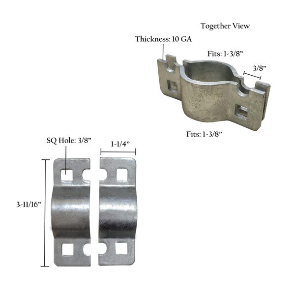 Gate Collars 1-3/8" HDG | Spring Creek Products