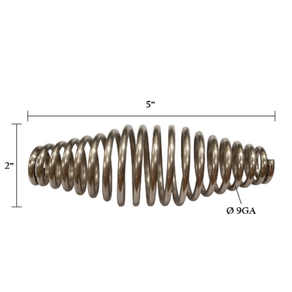Spring Handle 5-5/8" with 5/8" Opening - #304 Stainless Steel | Spring ...