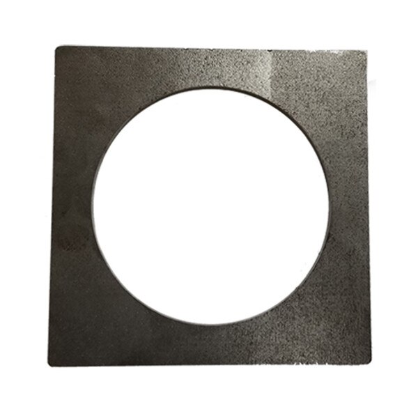 Square Plate 6" X 1/4" with Round - Fits 4.5" OD | Spring Creek Products