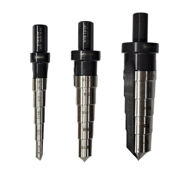 Step Reamer 3 Piece Set | Spring Creek Products