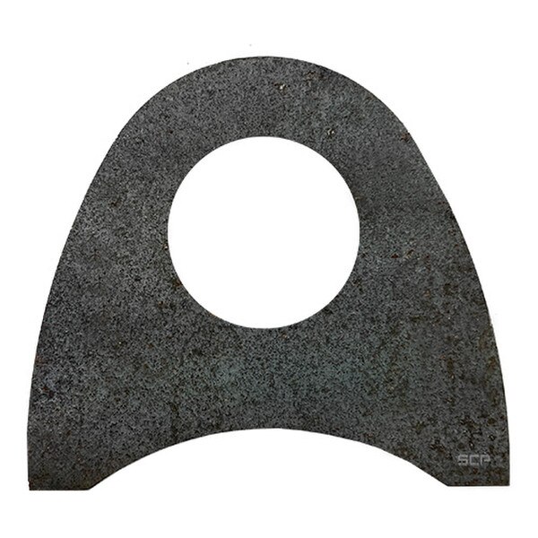 Triangular Radius Surface Mount Tab - 2.5" X 2.25" X 1/4" - 0.99" Hole ...