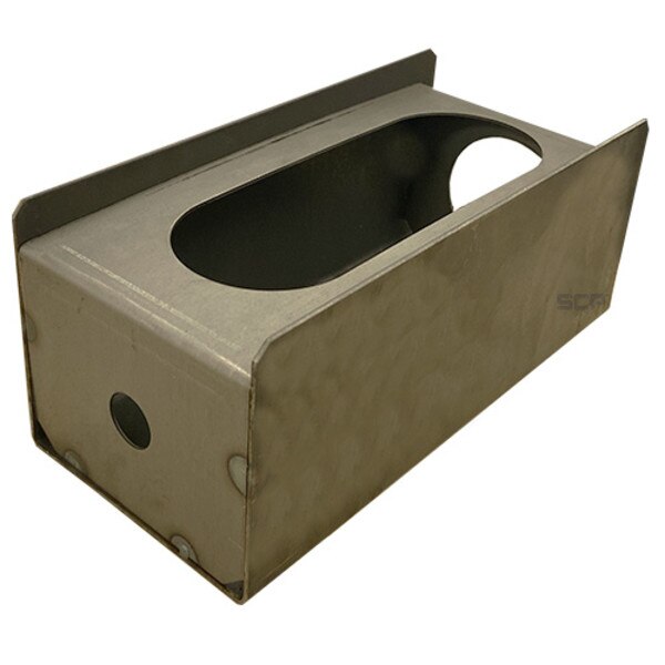 6" Oval Light Box With 2" Round Side Light - Steel | Spring Creek Products