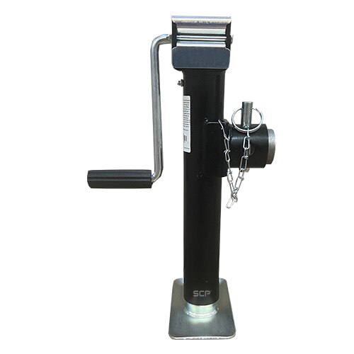 Trailer Jack - Round Side Pipe Mount Swivel Jack W/ Footplate, Weld On ...