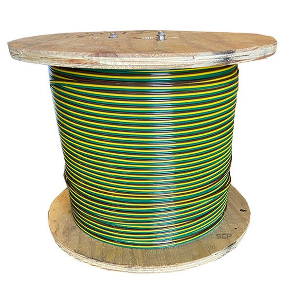 16AWG X 3C Flat - Bonded, Brown, Yellow, Green - 2,500FT Spools ...