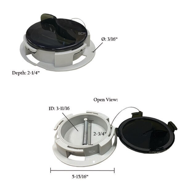 Trailer Document Holder - 6" Flat | Spring Creek Products